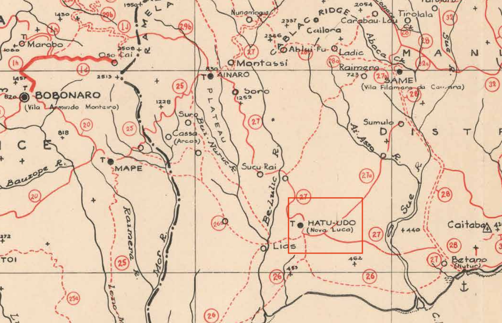 Hatu-Udo (Nova Luca) - AINARO DISTRICT - WWII IN EAST TIMOR AN ...